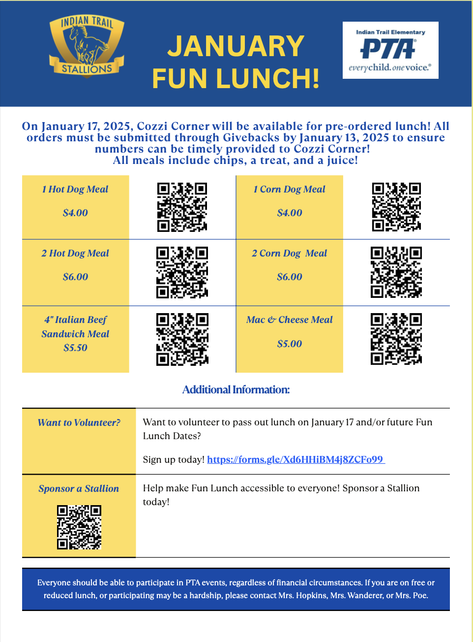 Fun Lunch – January 17, 2025